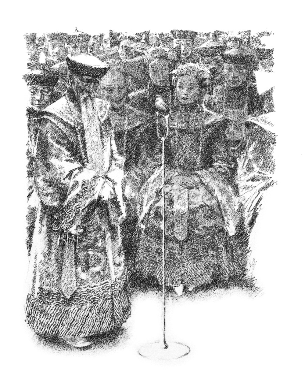 Pencil Drawings - Christian Birmingham Illustration